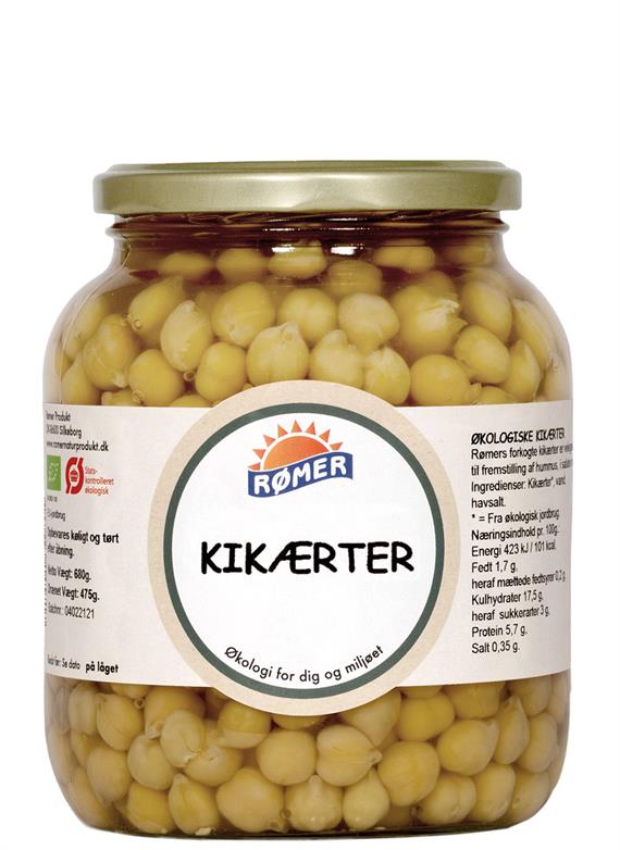 Kikærter, økologisk