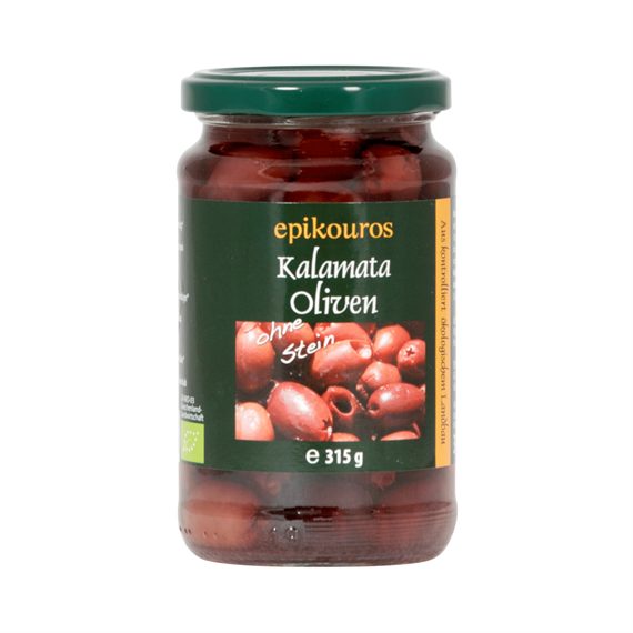 Oliven Kalamata u/sten, økologisk